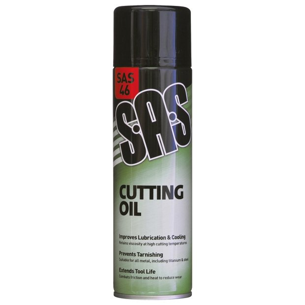 SAS CUTTING OIL, 500ml SPRAY- SAS46 – Moycullen Plant & Tool