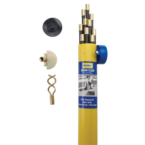Horobin 13pc Drain Rod Set - SEWER13PC – Moycullen Plant & Tool